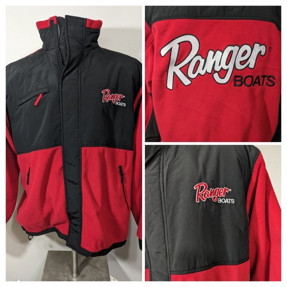 Ranger | Jackets & Coats | Vintage Ranger Boats Red Black Ranger Cup ...